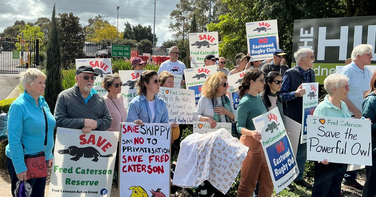 Community Rallies to Save Fred Caterson Reserve – Hills.Sydney Digital ...